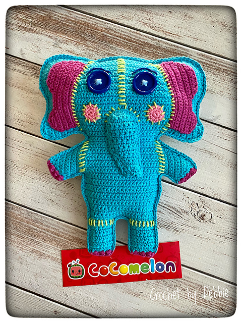 Ravelry: debgriff57's Cocomelon Ello Elephant