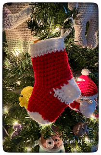 Ravelry: debgriff57's Mini Christmas Stocking Gift Bag