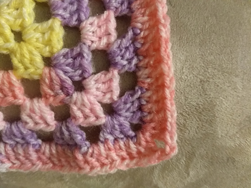 Ravelry: Circus Infinity Granny Square Baby Blanket pattern by Debi Park