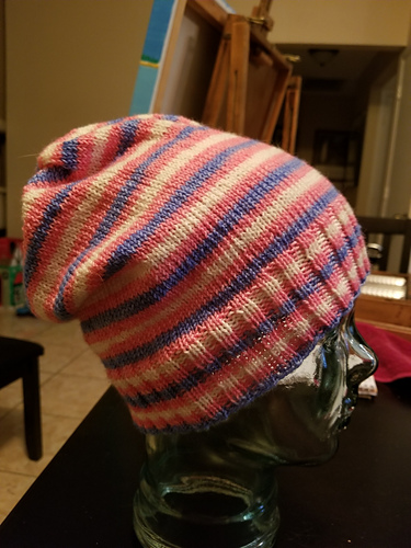 I love Sockhead hats in self-striping yarn : r/knitting