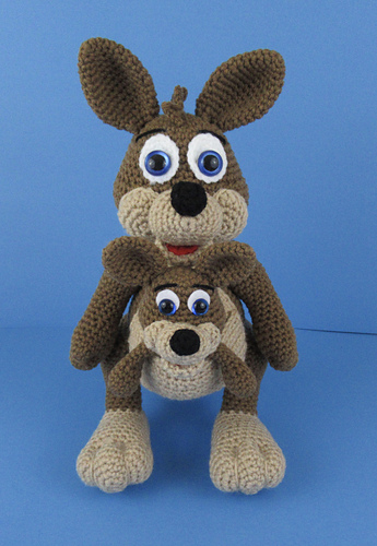 Ravelry: Ruby Roo Kangaroo pattern by Deanna Albon