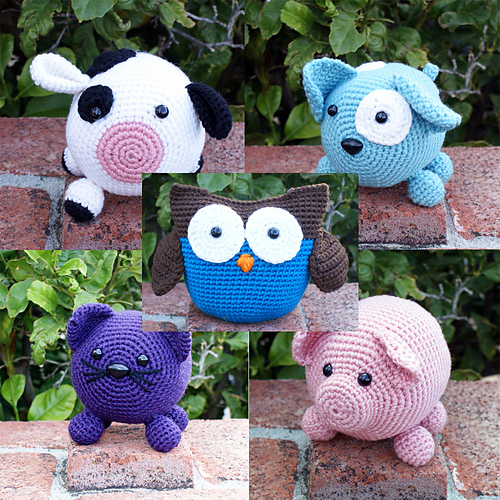 Ravelry: Roly Poly Pattern Pack - patterns