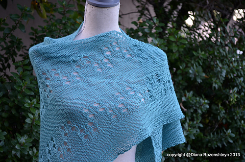 Ravelry: Soft Linen Shawl pattern by Diana Rozenshteyn