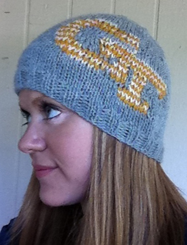 Ravelry: Georgia Tech Team Spirit Beanie pattern by Diana Findley