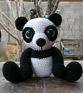 Ravelry: Pat the Panda pattern by Defy Society Arts