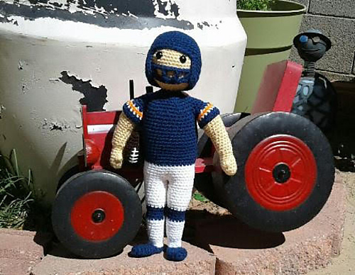 Ravelry: Football Player pattern by Defy Society Arts