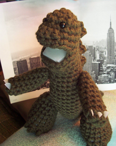 Ravelry: Godzilla Amigurumi pattern by Rob Northrup
