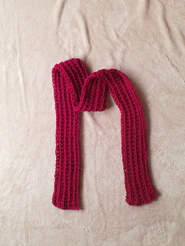 Ravelry: Easiest Farrow Rib Scarf pattern by Diana Troldahl