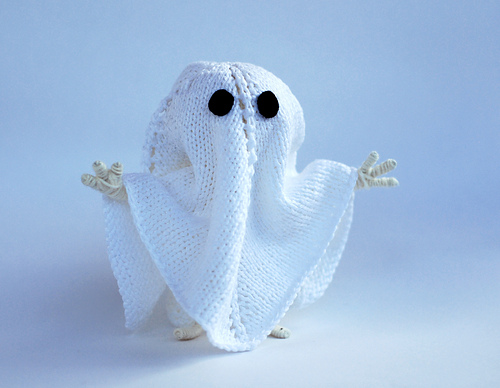Ravelry: Halloween Ghost. Wire inside arms and legs. pattern by Tatyana ...