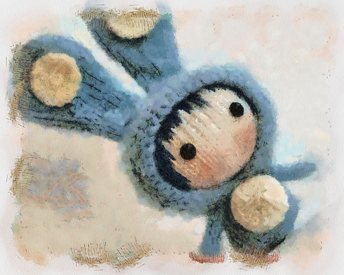 Ravelry: Blue Rabbit Doll with removable tail pattern by Tatyana Korobkova