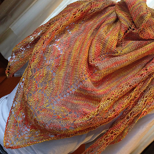 Ravelry: Falling Leaves Shawl pattern by Denae Merrill