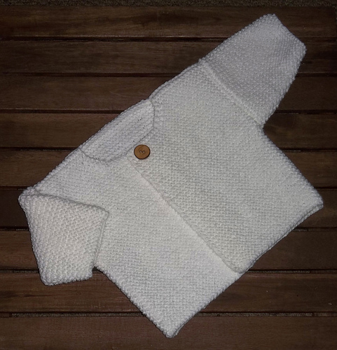 Ravelry: Baby Button and Bow Cardigan pattern by Audrey Wilson