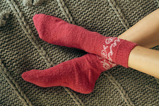 Ravelry: Fish Girl socks pattern by Clara Redondo