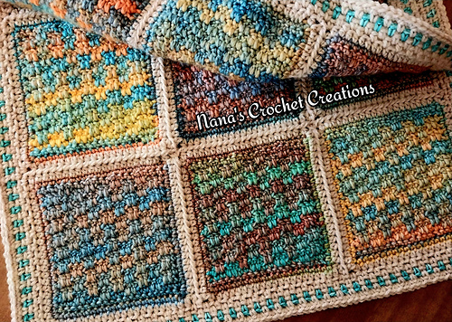 Ravelry: "Tweedledee Tweed" Crochet Blocks pattern by D Maunz