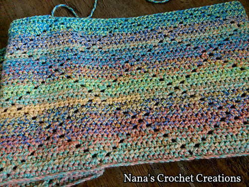 Ravelry: Nana's "HDC Diamonds" Filet Crochet Blanket pattern by D Maunz