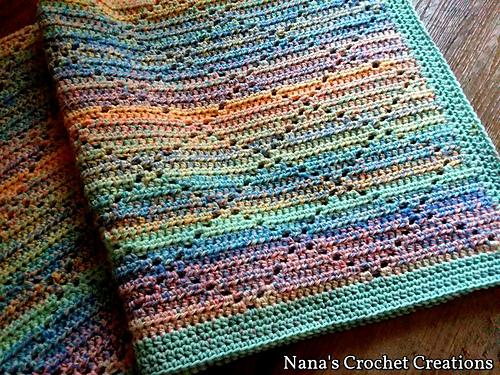 Ravelry: Nana's "HDC Diamonds" Filet Crochet Blanket pattern by D Maunz