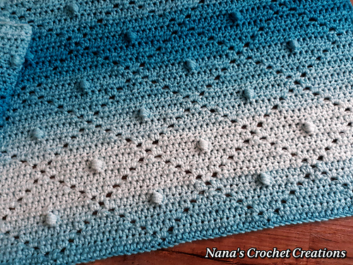 Ravelry: Nana's "HDC Diamonds" Filet Crochet Blanket pattern by D Maunz
