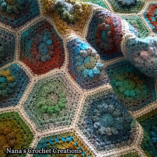 Ravelry: "Merry-Go-Round" Crochet Hexagons pattern by D Maunz