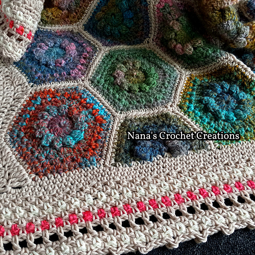 Ravelry: "Merry-Go-Round" Crochet Hexagons pattern by D Maunz