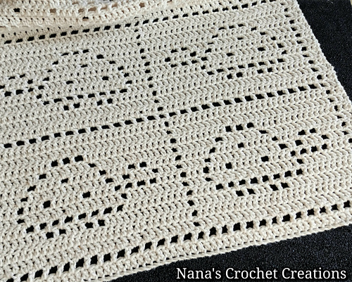 Ravelry: "Tiny The Turtle" Filet Crochet Baby Blanket pattern by D Maunz