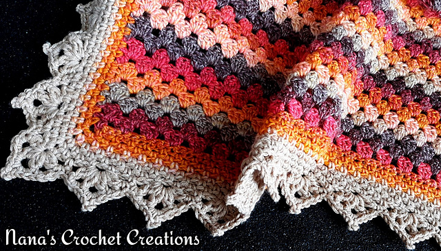 Ravelry: Quad Cluster Border (w/ Picots) pattern by D Maunz