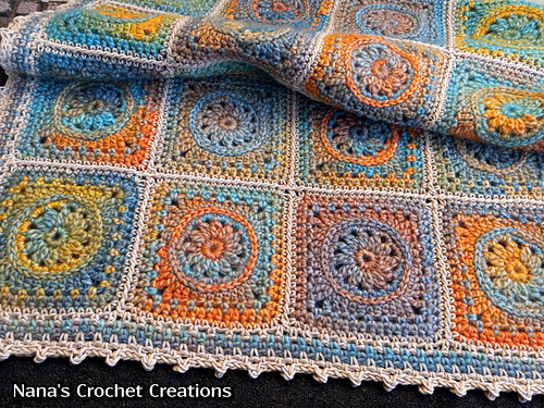 Ravelry: "Medley Motif" Crochet Square pattern by D Maunz