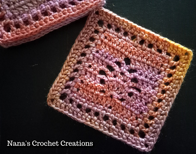 Ravelry Patchwork Pineapple Square Pattern By D Maunz