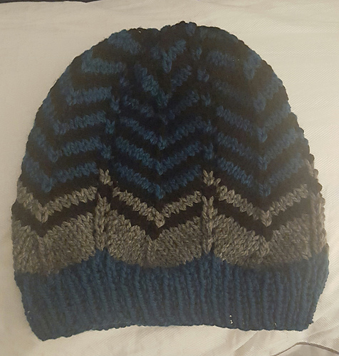 Ravelry: F681 Chevron Hat pattern by Vanessa Ewing