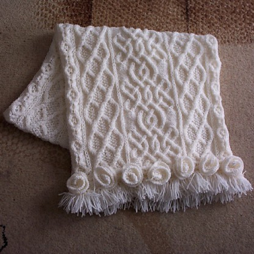 Ravelry: Celtic Shawl with Roses pattern by Devorgilla's Knitting ...