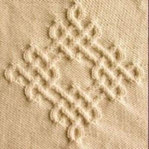 Ravelry: Celtic Diamonds 1 pattern by Devorgilla's Knitting (sometimes...)