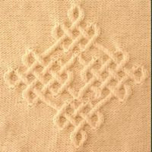 Ravelry: Celtic Diamonds 1 pattern by Devorgilla's Knitting (sometimes...)