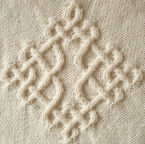 Ravelry: Celtic Diamond (#23) pattern by Devorgilla's Knitting ...