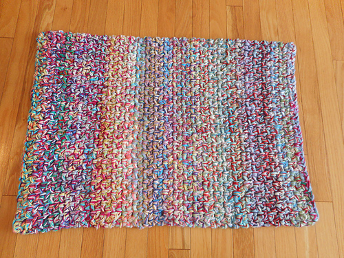 Ravelry: Linen Stitch Scrap Rug pattern by Pia Thadani