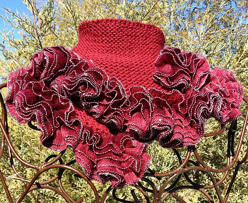 Ravelry: Ruffled Shawlette pattern by Diane L. Augustin