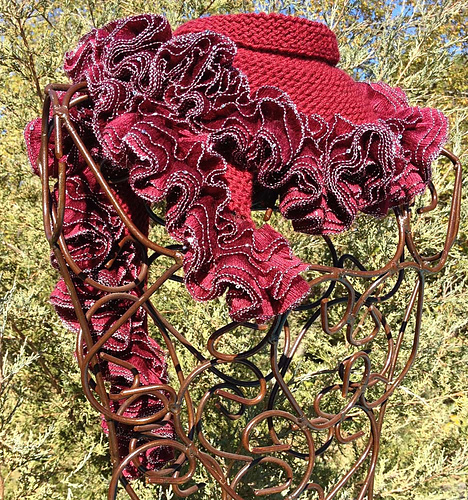 Ravelry: Ruffled Shawlette pattern by Diane L. Augustin