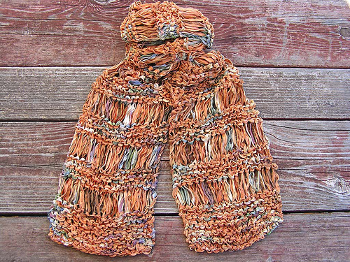 Ravelry: Ribbon Yarn Drop Stitch Scarf pattern by Diane L. Augustin