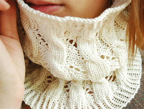 Ravelry: Cables & Eyelets Cowl pattern by Dianna Walla
