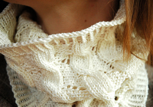 Ravelry: Cables & Eyelets Cowl pattern by Dianna Walla