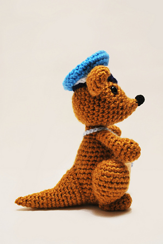 Ravelry: Skippy the Kangaroo Mailman pattern by Maxine Velasco
