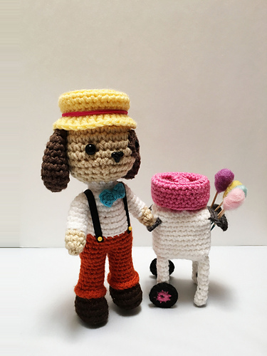 Ravelry: Jimmy the Candy Vendor Dog pattern by Maxine Velasco