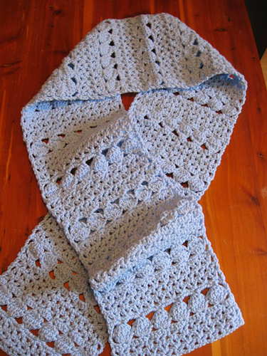 Ravelry: Cozy Blue Scarf pattern by Sheila Alexander