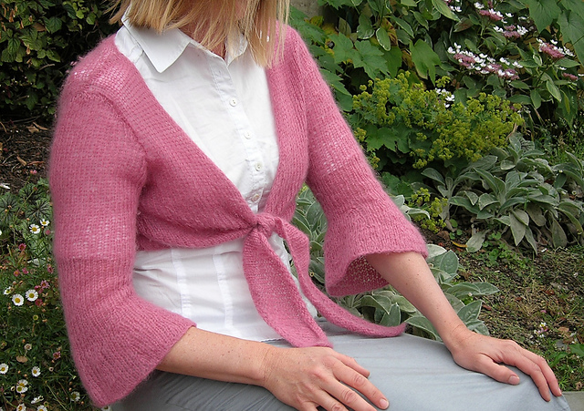 Ravelry: 08 Cropped Knotted Jacket pattern by Rebecca Design Team