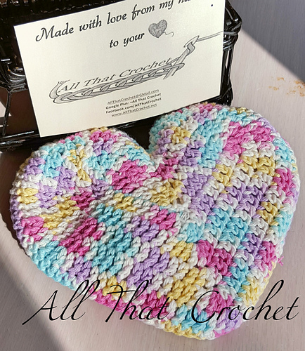 Ravelry: Heart Heating Pad / Comfort Pack pattern by All That Crochet