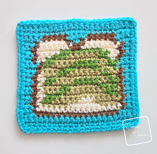 Ravelry: Avocado Toast and Bread Squares pattern by Divine Debris