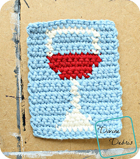 Ravelry: Wine Glass Coaster pattern by Divine Debris