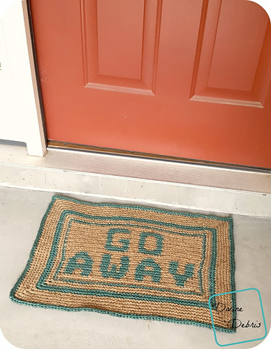 Ravelry: Go Away Doormat pattern by Divine Debris