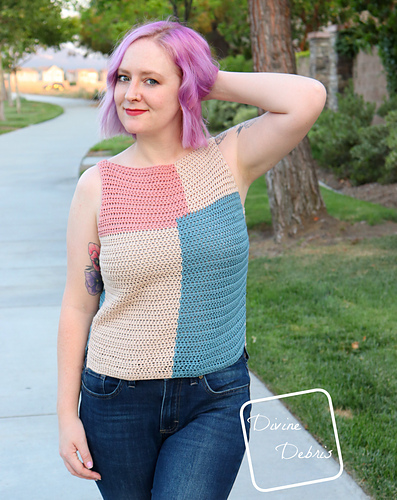 Ravelry: Tara Tank Top pattern by Divine Debris