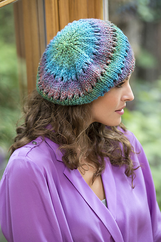 Ravelry: Butterfly Knit Beret pattern by Ingrid Fallon