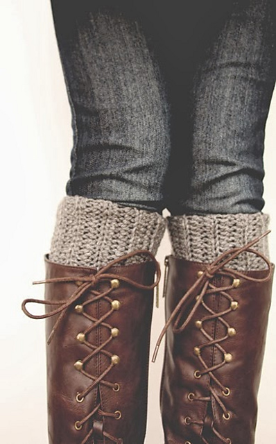 Ravelry: Crocheted Boot Cuffs pattern by Sarah