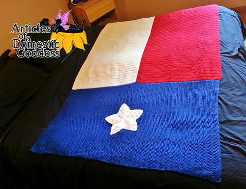 Ravelry: Texas Flag Blanket pattern by Donna Knox